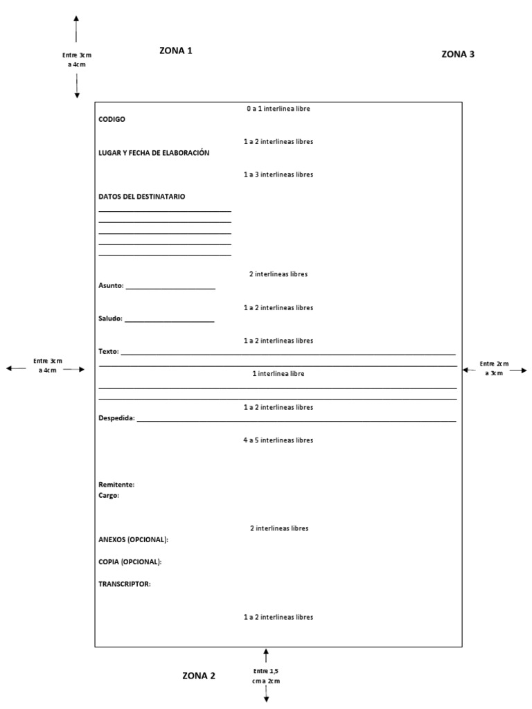 Carta Estilo Bloque Para Imprimircarta Estilo Apa