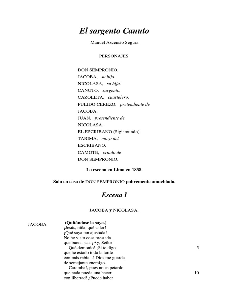 El Sargento Canuto | PDF