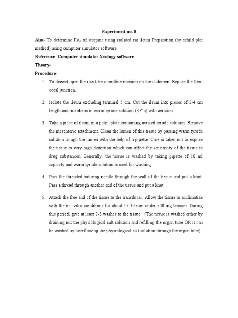 Determining the Optimal Procedure for Rendering Animals Unconscious and ...