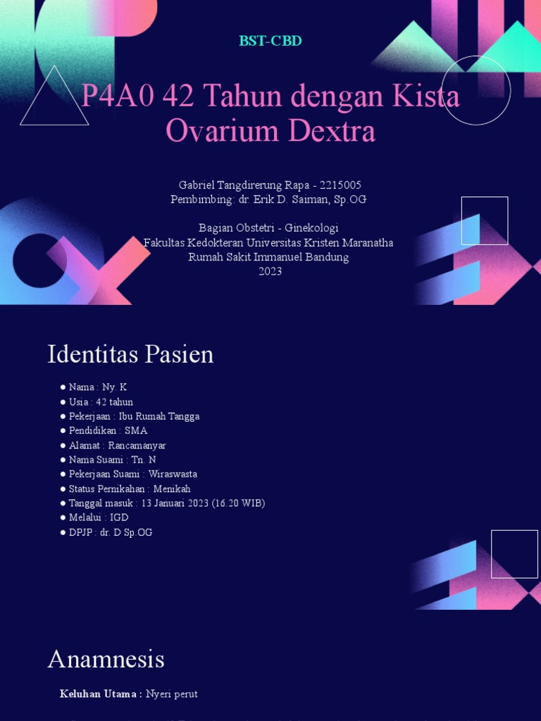 Kista Ovarium | PDF