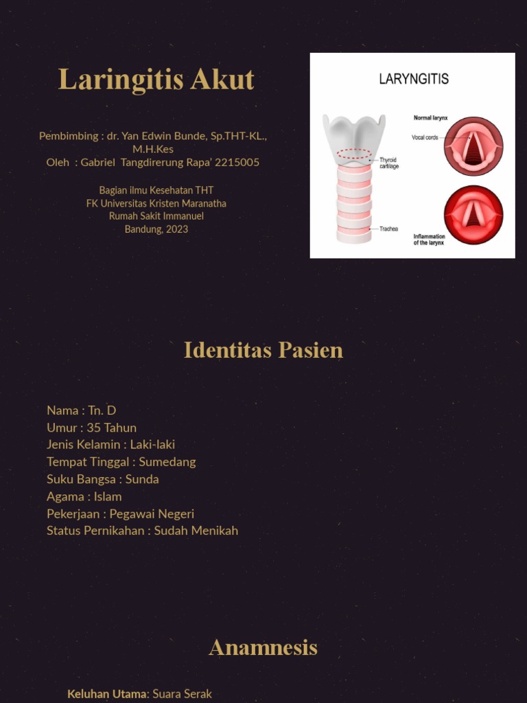 Laringitis Akut | PDF