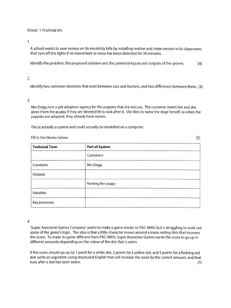Week 1 Homework Pdf