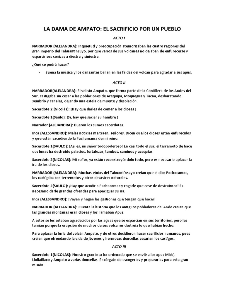 La Dama de Ampato | PDF