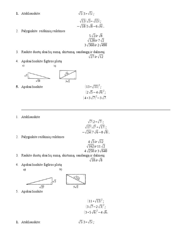 Kontrolinis Saknys | PDF