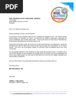 FUN RUN Request Letter Edited 2 | PDF