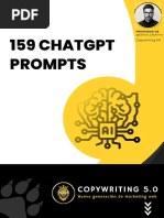 100 Prompts de Chatgpt | PDF | Blog | Publicidad online