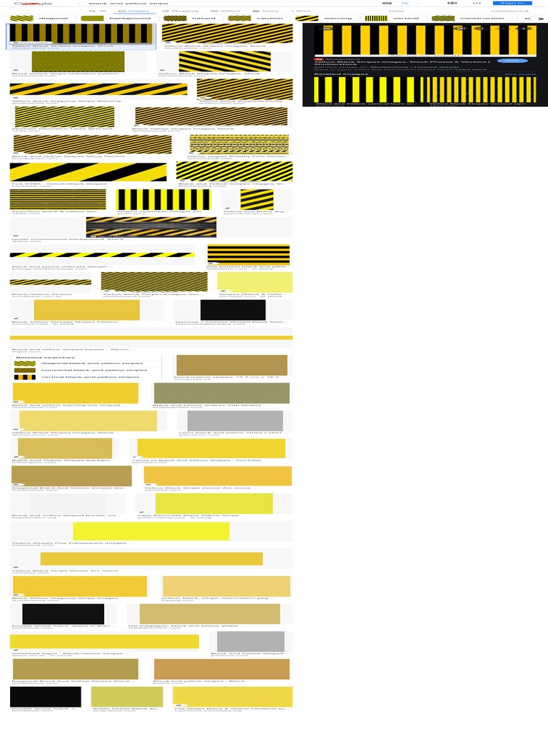 Black and Yellow Stripe - Google Search PDF | PDF