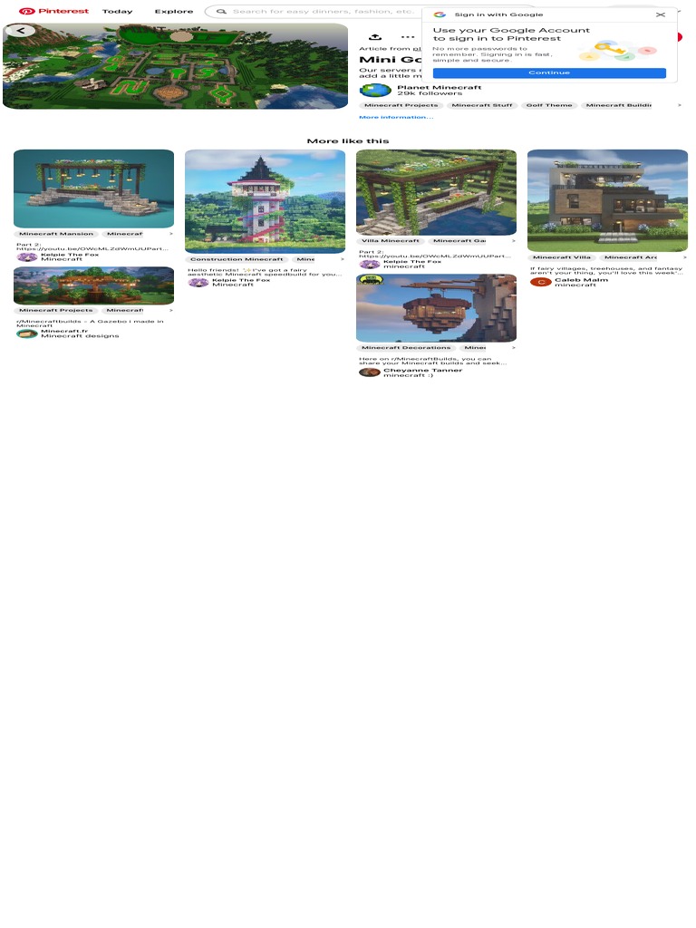 Mini Golf Minecraft Project Mini Golf, Minecraft, Minecraft Projects ...