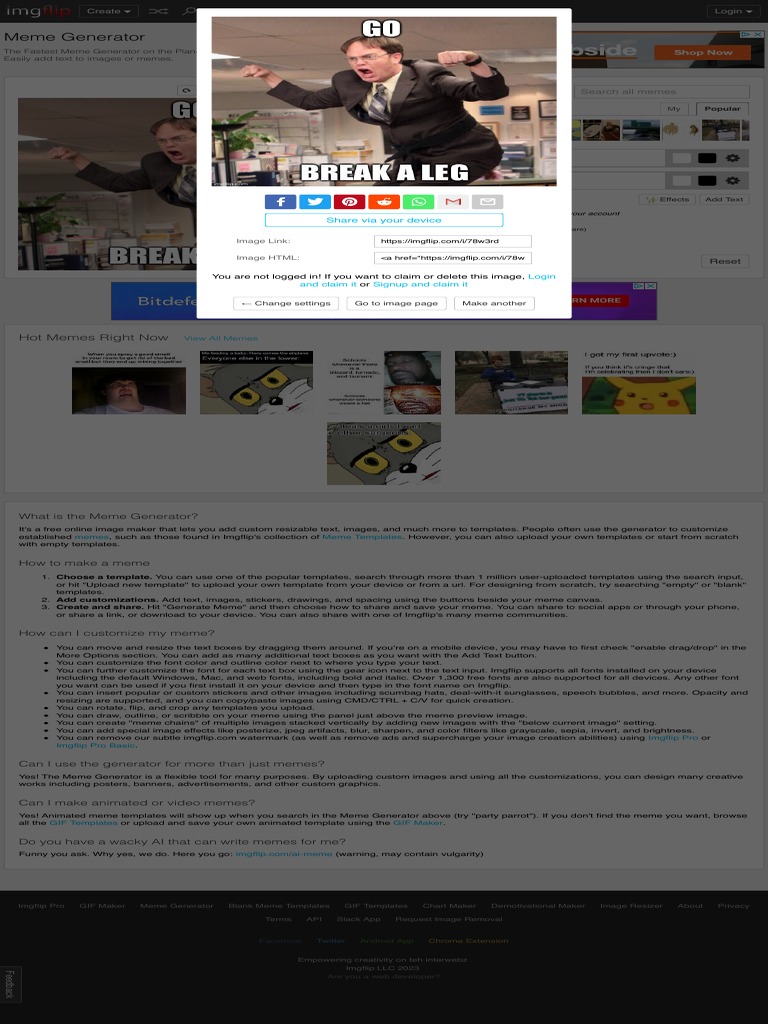 Meme Generator - Imgflip PDF | PDF | Computing | Software