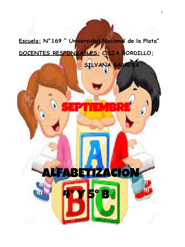 ALFABETIZACIÓN | PDF | Literatura | Escritura