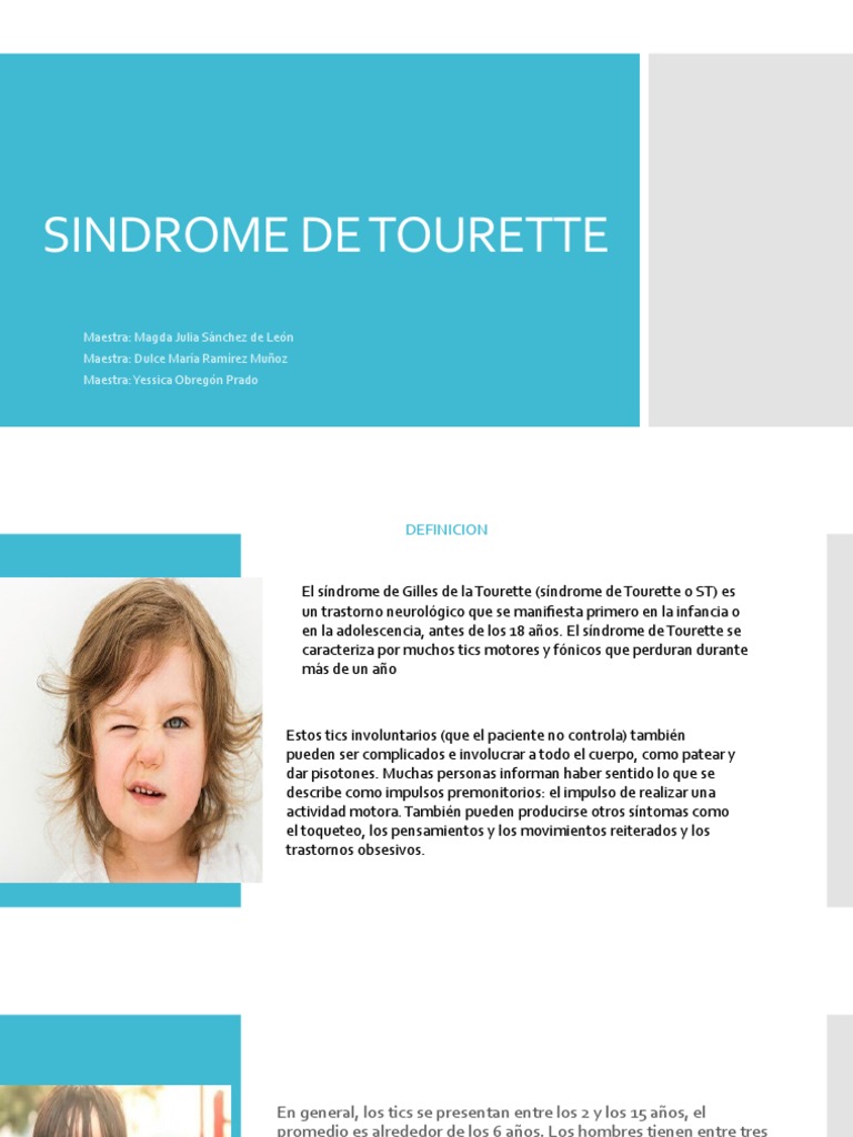 Sindrome de Tourette | PDF | Síndrome de Tourette | Epidemiología