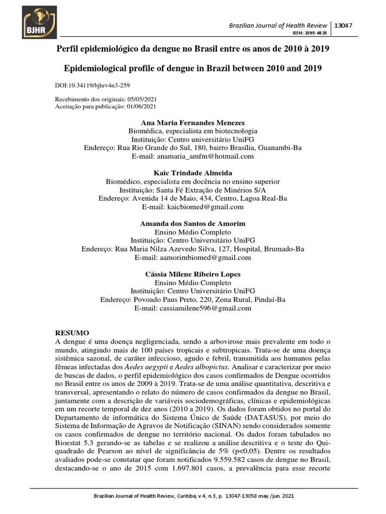 admin,+art+259+BJHR+jun.pdf | PDF | Epidemiologia | Especialidades médicas