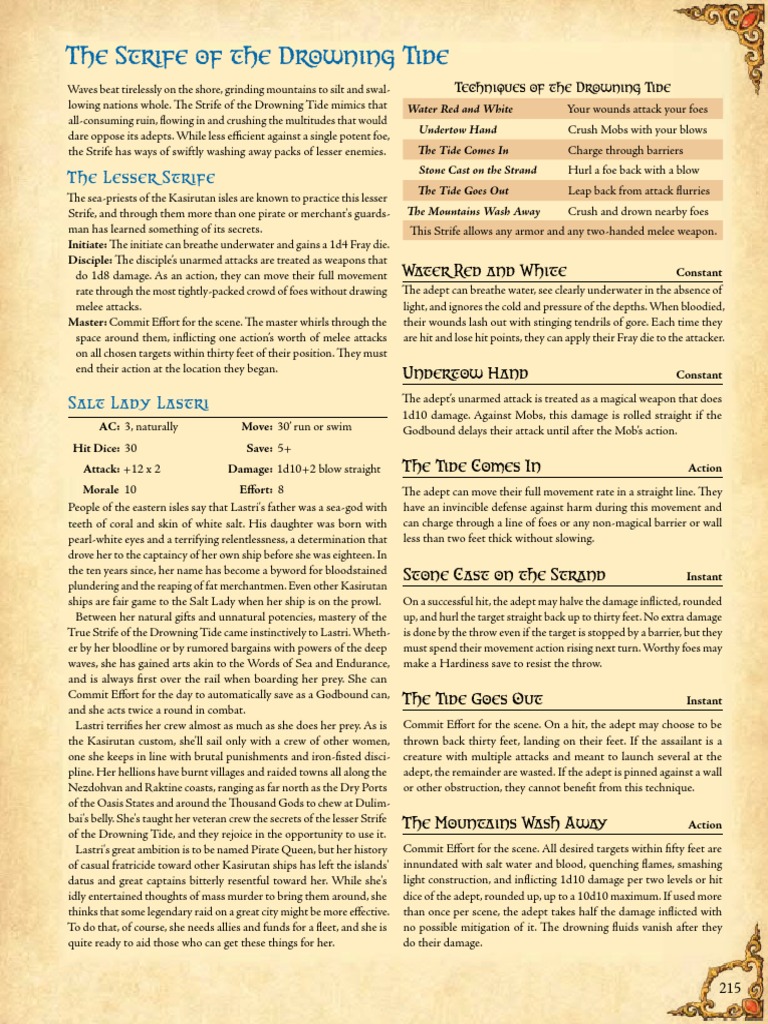 Godbound True Strife Example | PDF