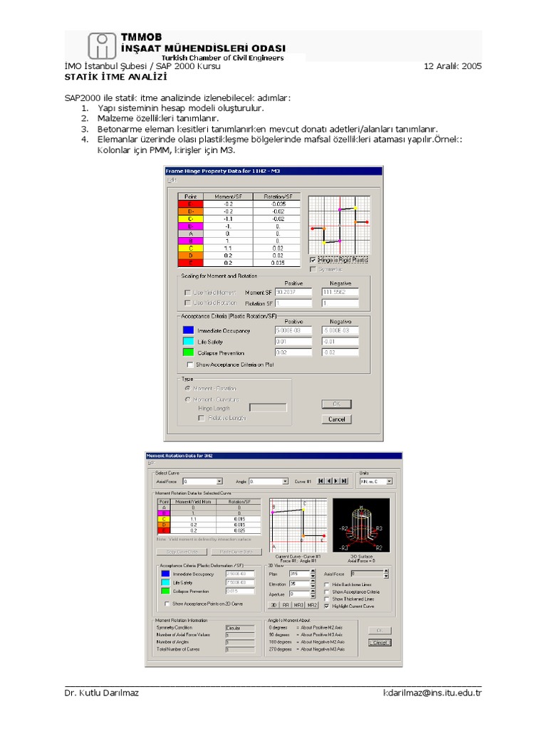 Statik İtme Analizi | PDF