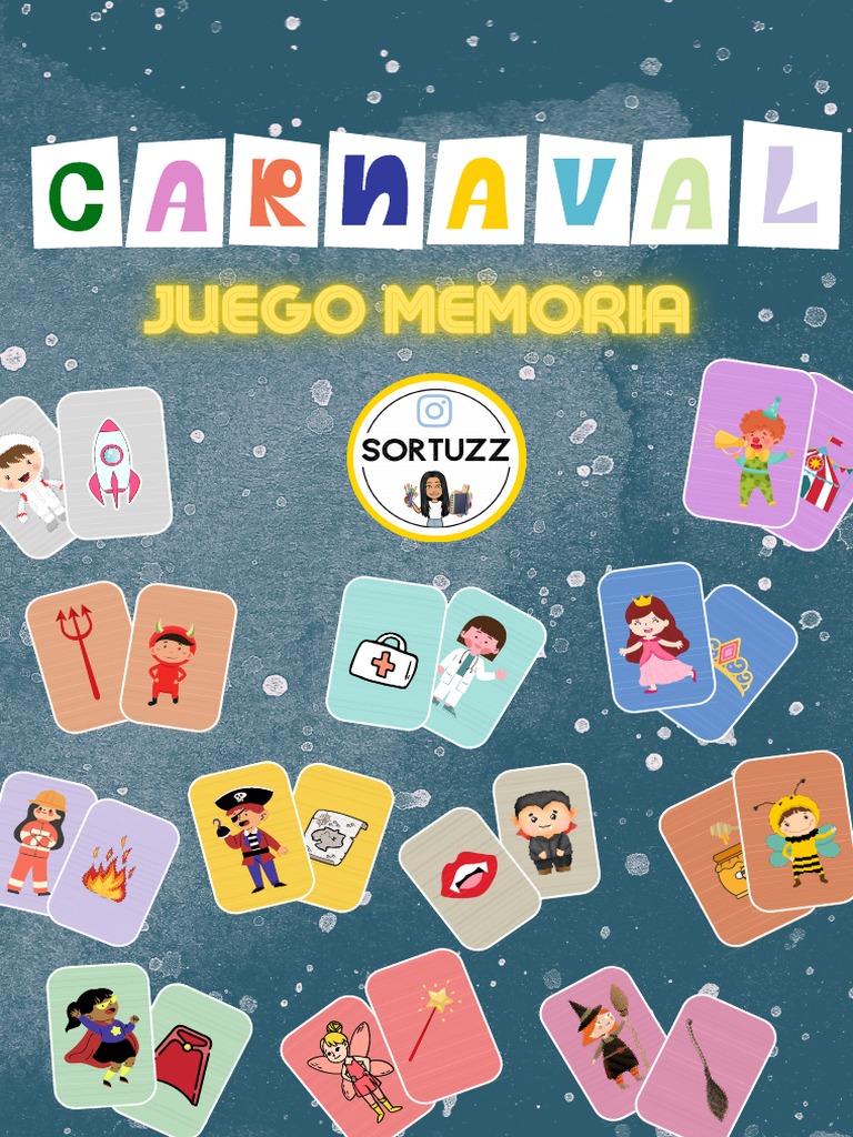 6 juego memoria carnaval.pdf | PDF