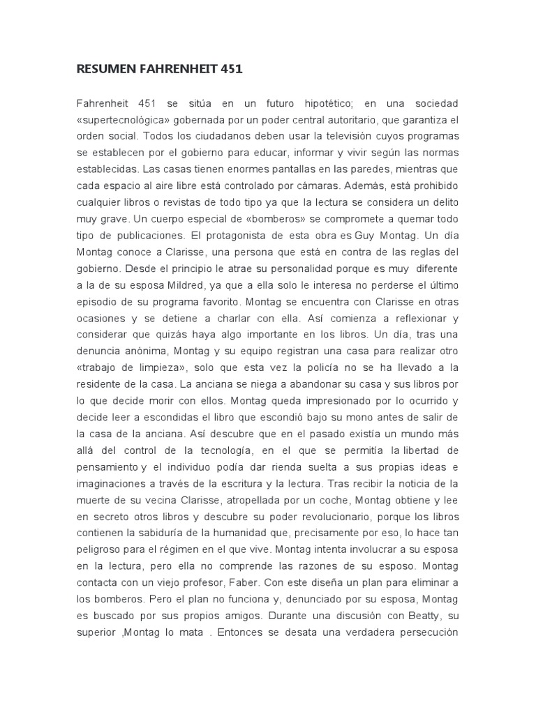 Fahrenheit 451 | PDF