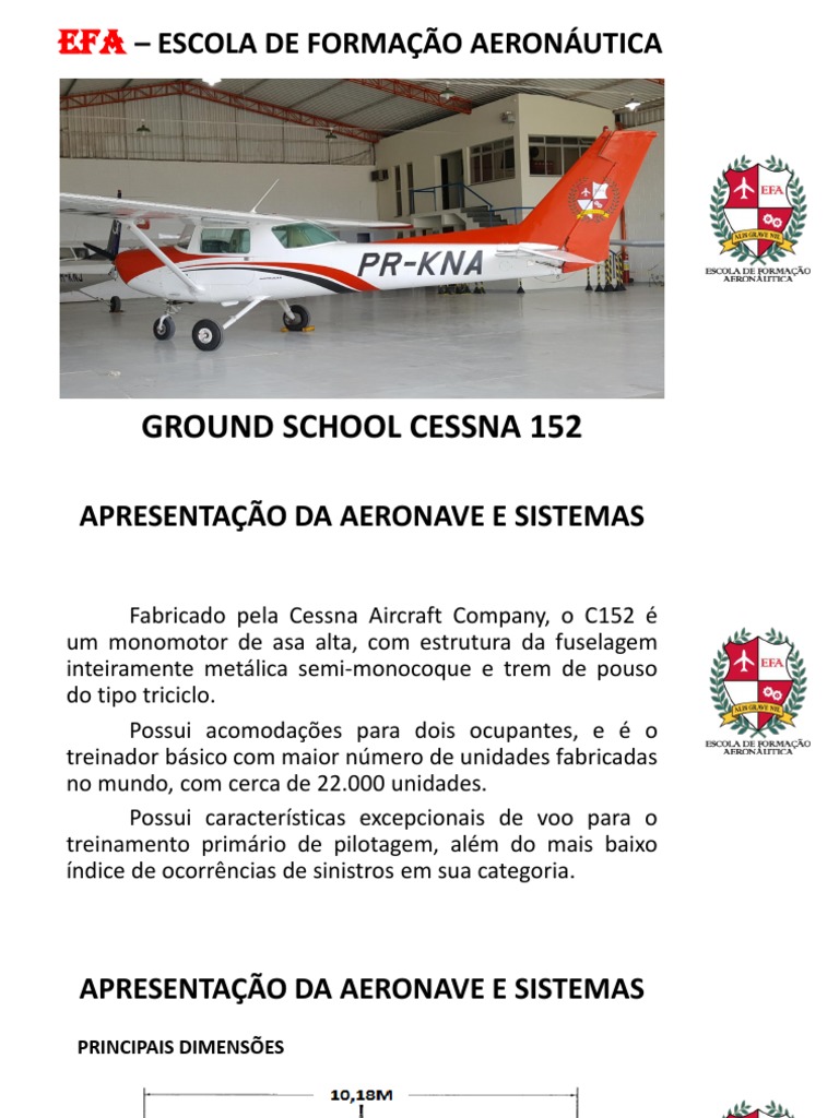 Ground C152 | PDF | Trem de pouso | Flap (Aeronáutica)