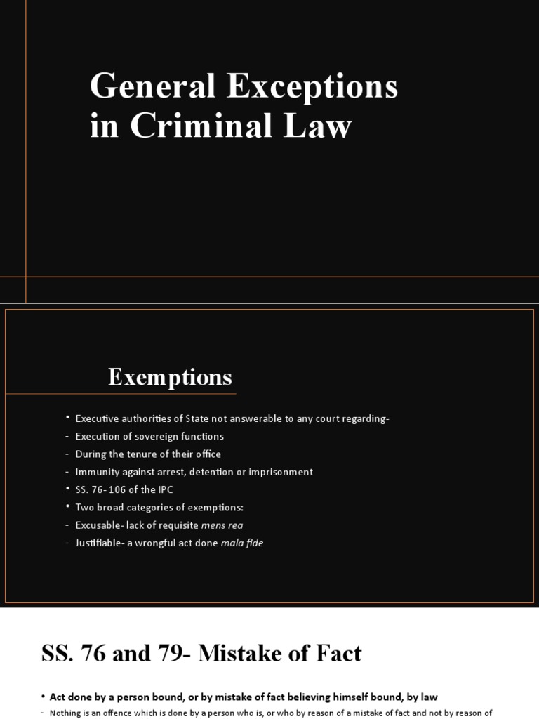 CL2-General Exceptions | Download Free PDF | Insanity Defense | Consent