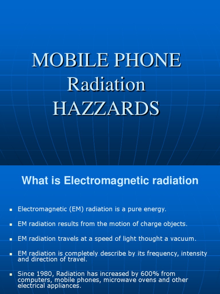 Mobile Phone Radiation Hazards Explained | PDF | Technology & Engineering