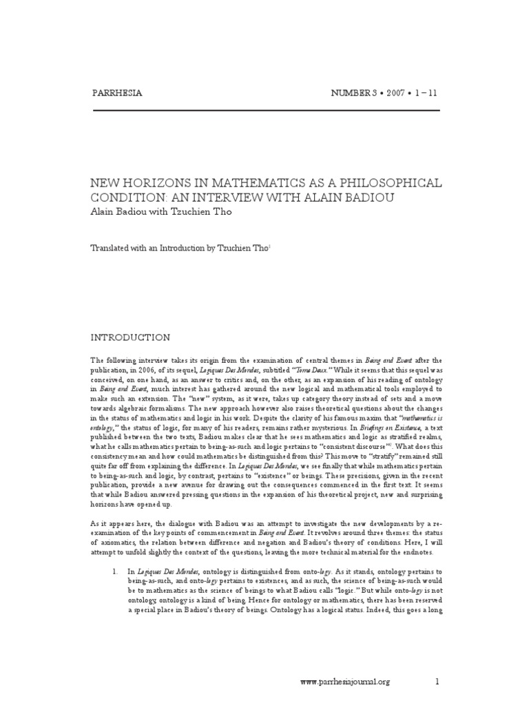 Maths and Philosophy | PDF | Axiom | Logic