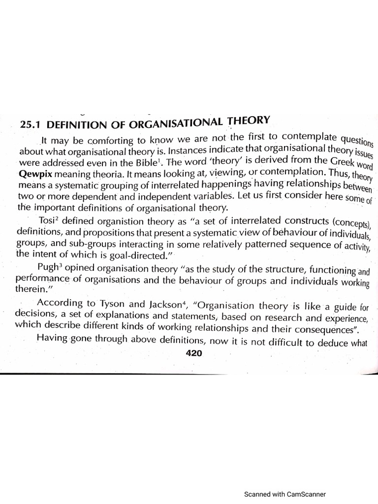 OB Theory of OB | PDF