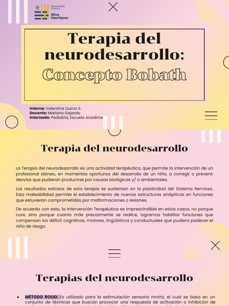 Terapia de Neurodesarrollo. Concepto Bobath. Presentación | PDF ...