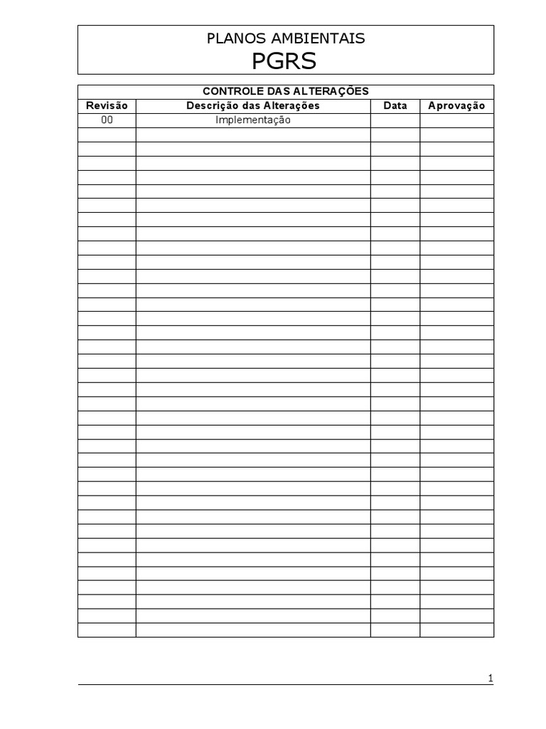 Modelo - PGRS | PDF | Desperdício | Reciclagem