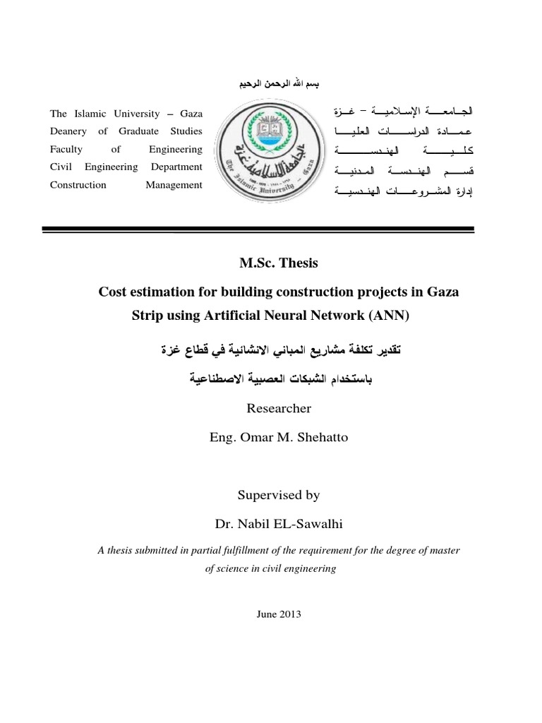 Cost Estimate Building PDF | PDF | Accuracy And Precision | Artificial Neural Network