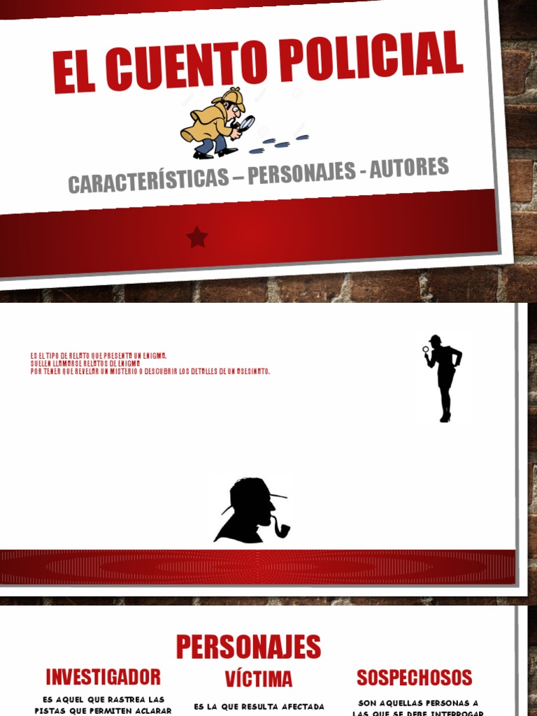 Características y autores destacados del cuento policial | PDF
