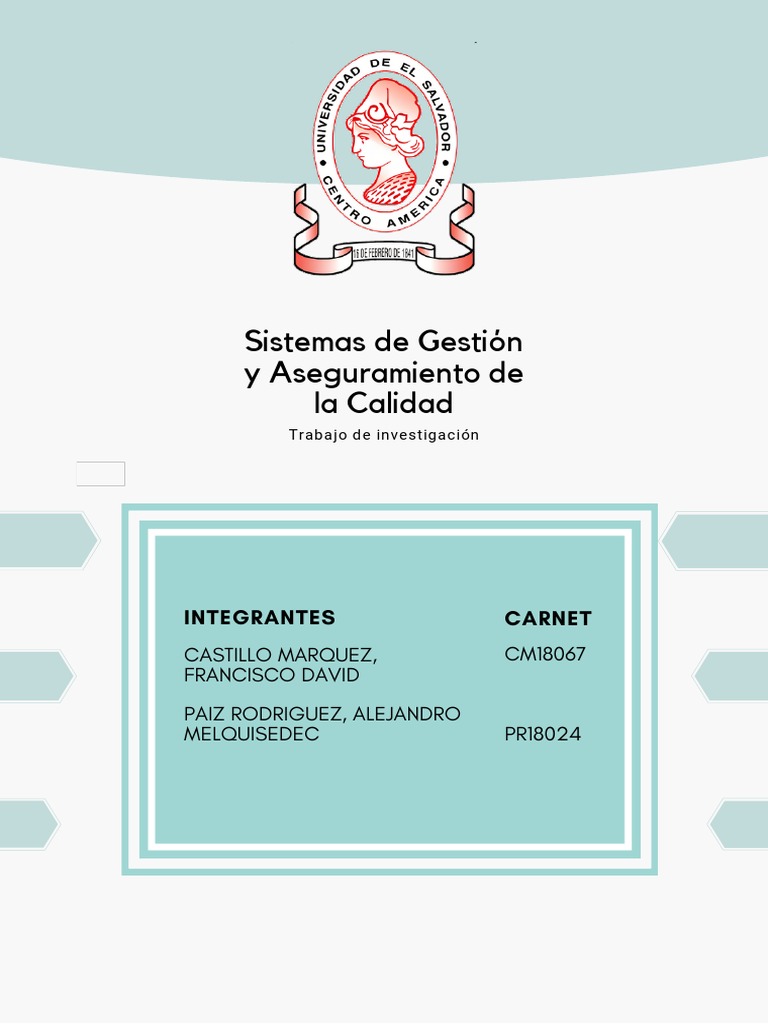 Grupo #5 - Etapa 1 PDF | PDF | Calidad (comercial) | Planificación