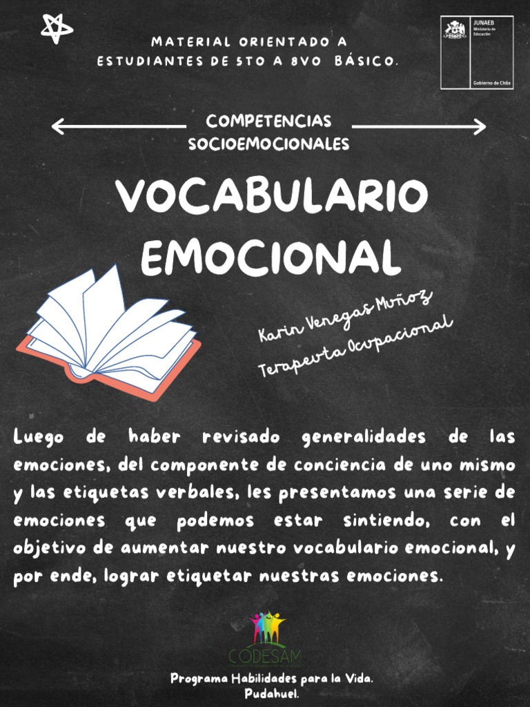 Vocabulario Emocional I | PDF | Las emociones
