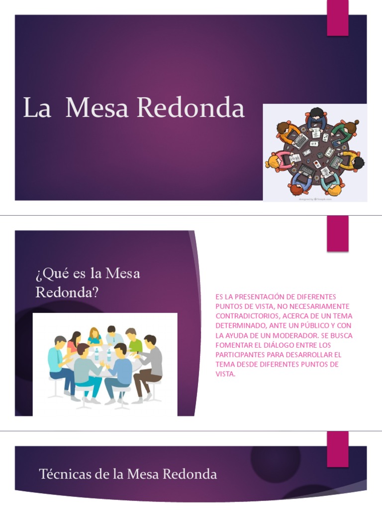 Consejos Para Una Mesa Redonda Efectiva Watqvt