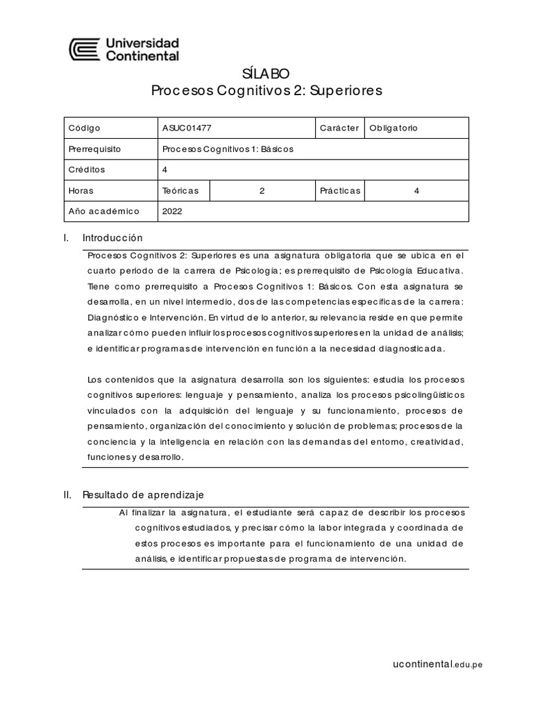 S - 501 - 18S06 - Procesos Cognitivos 2 Superiores-Signed | PDF | Toma de decisiones | Evaluación