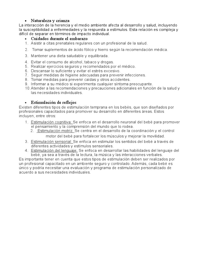 Naturaleza y Crianza | PDF