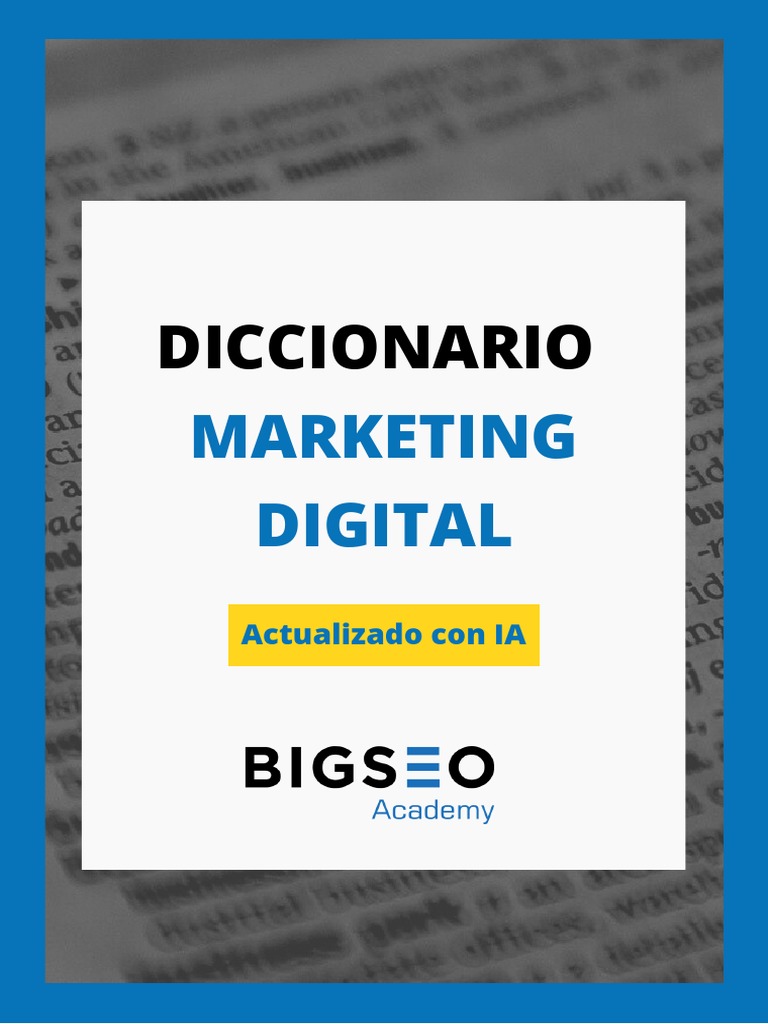 Diccionario De Marketing Digital Pdf Pdf Marketing
