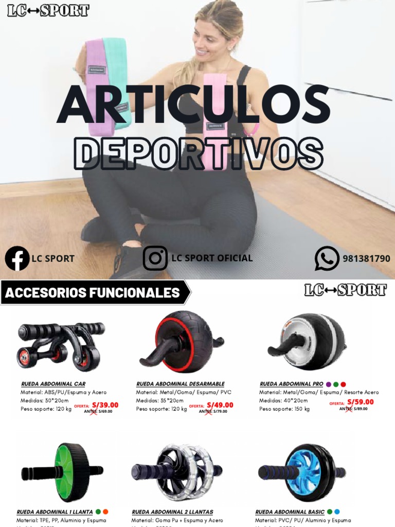 Accesorios Deportivos para Gym LC Sport | PDF | Sector secundario de la ...