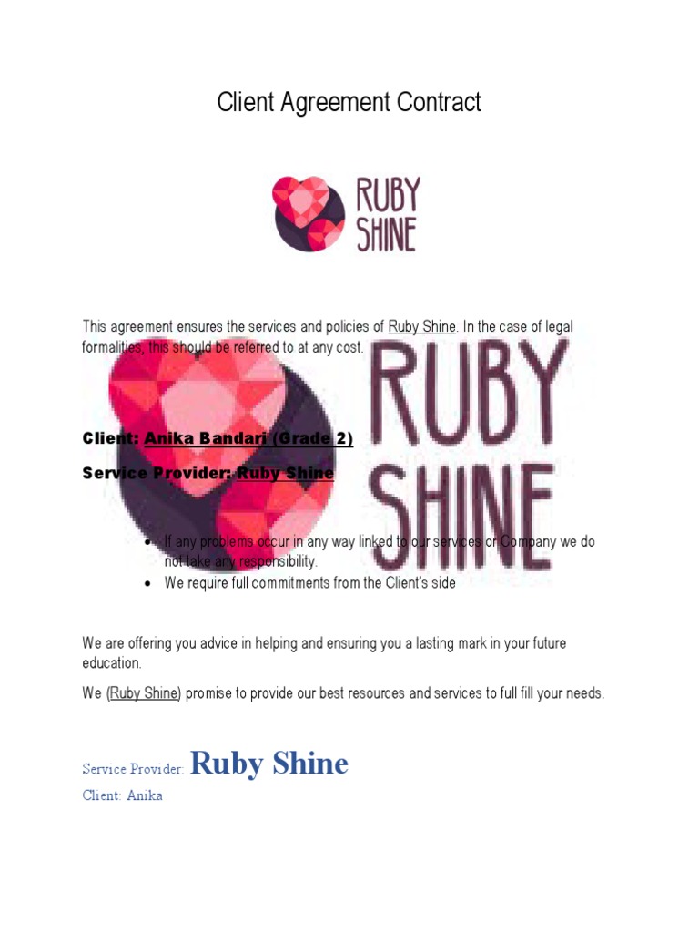 Client Agreement Contract | PDF