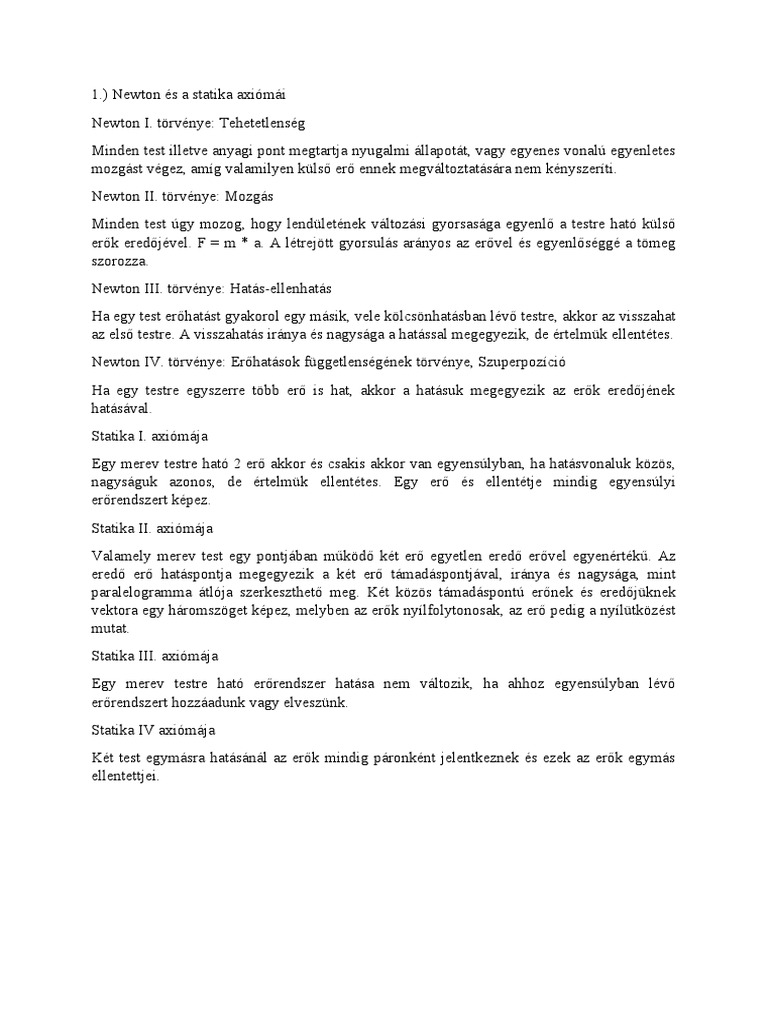 Statika | PDF