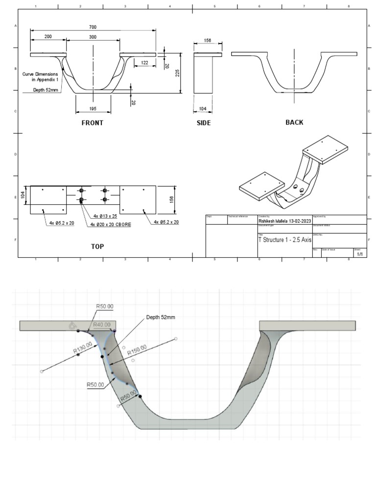 Support Structure Drawing | PDF