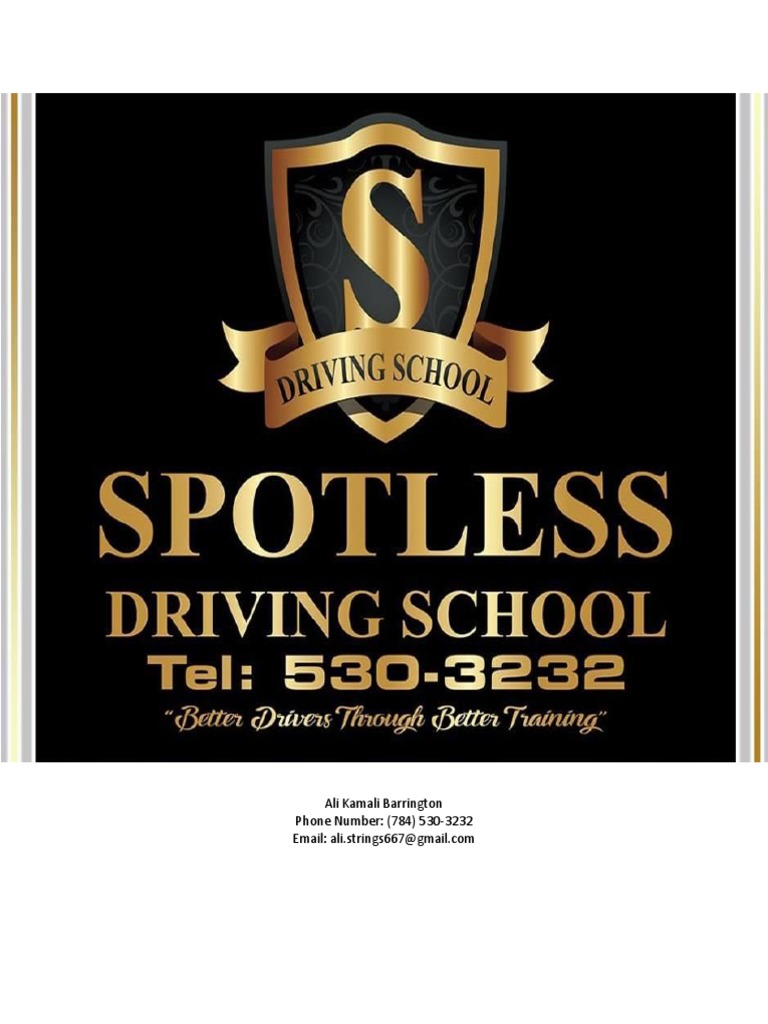 Spotless Driving School | PDF | Traffic | Traffic Light