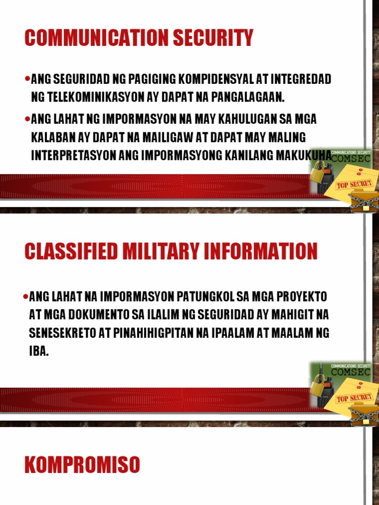 Communication Security | PDF