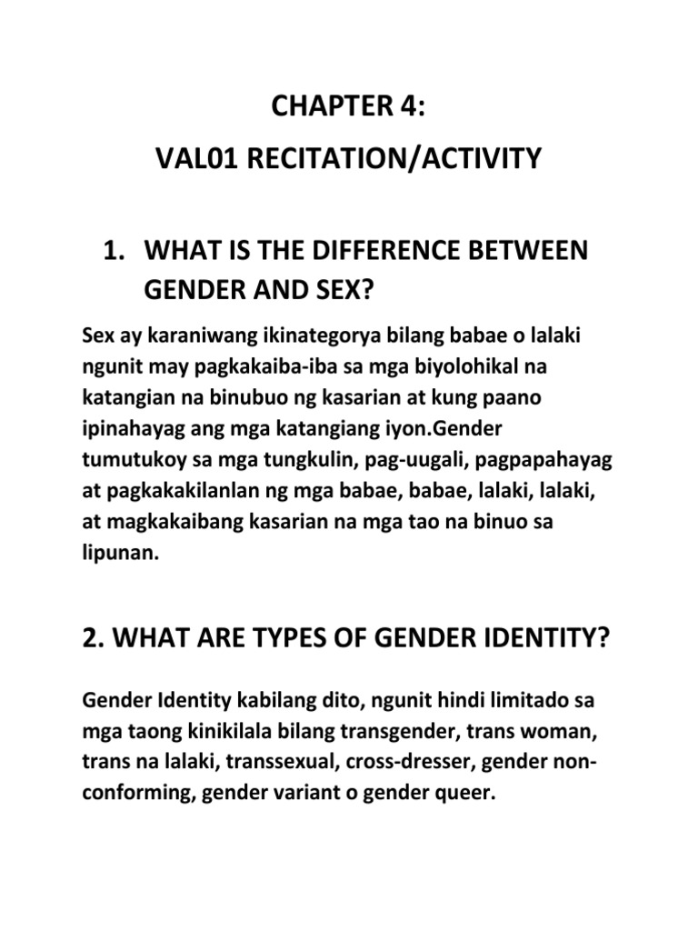 Activity 4 RECITATION | PDF