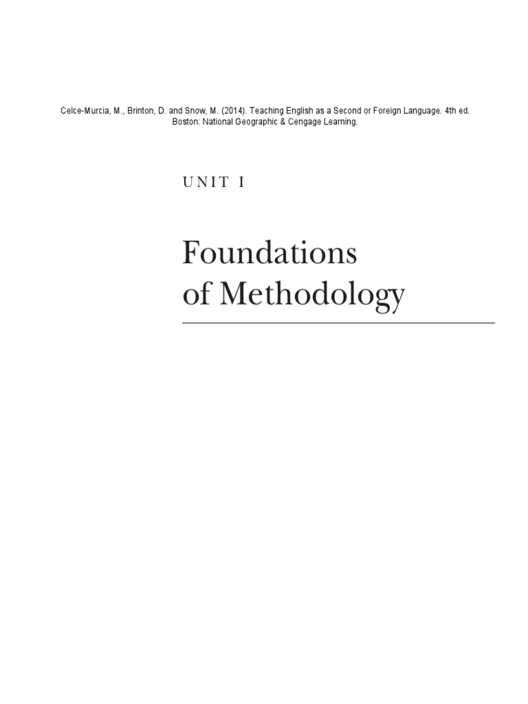 Foundations of Methodology | PDF