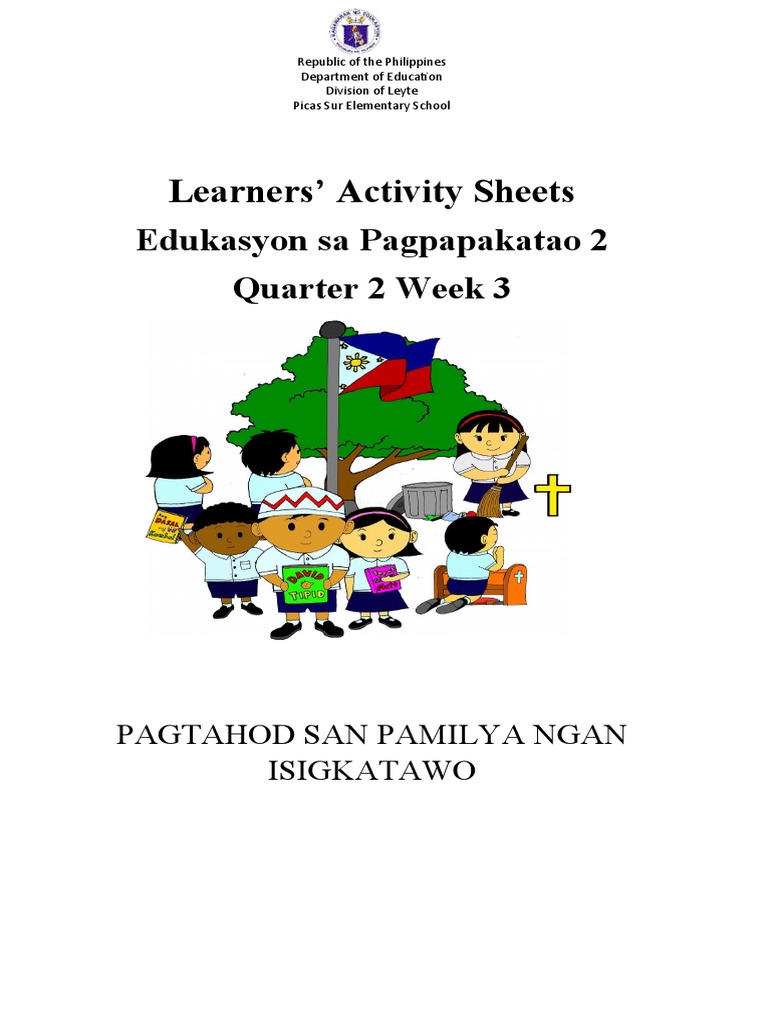 Learners' Activity Sheets: Edukasyon Sa Pagpapakatao 2 Quarter 2 Week 3 | PDF
