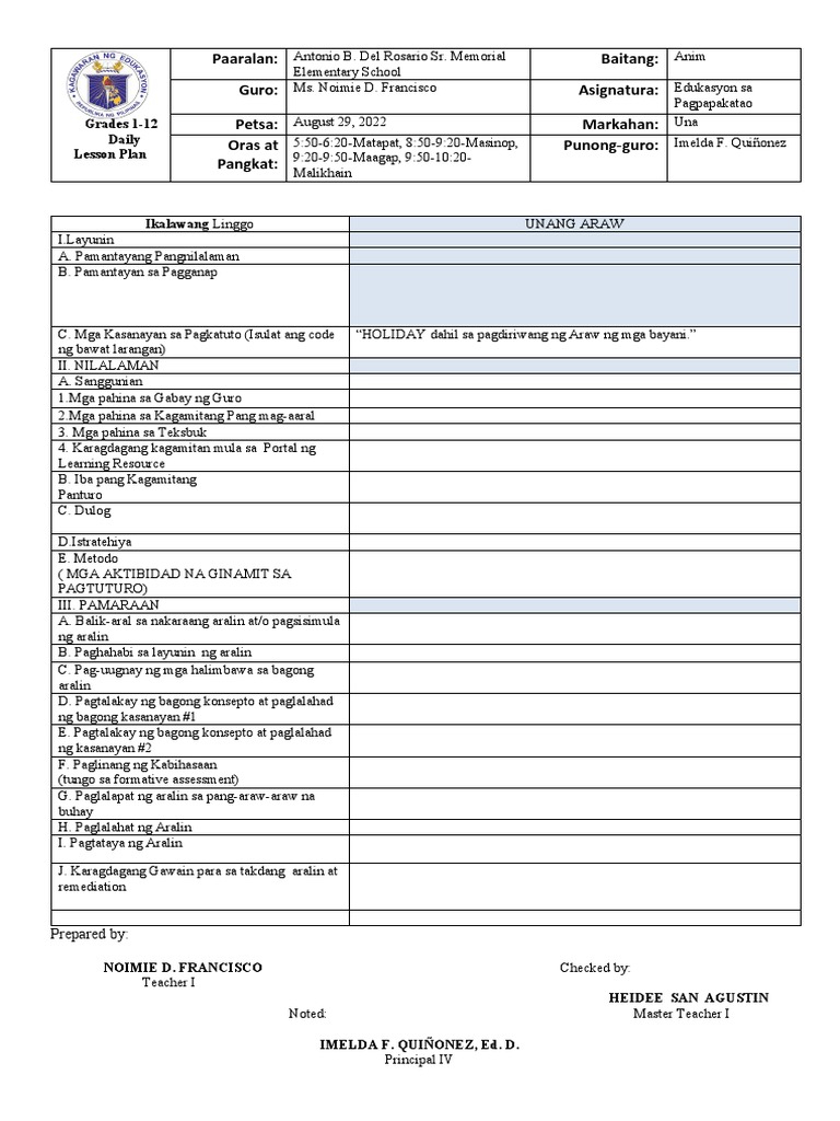 DLP-ESP-WEEK 2-Francisco | PDF