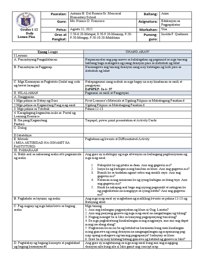DLP-ESP-Week 1-Francisco | PDF