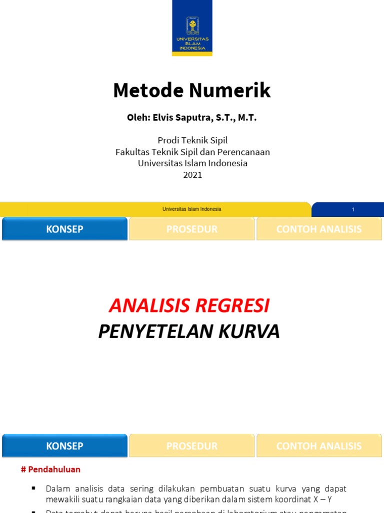 7th - Analisis Regresi PDF | PDF