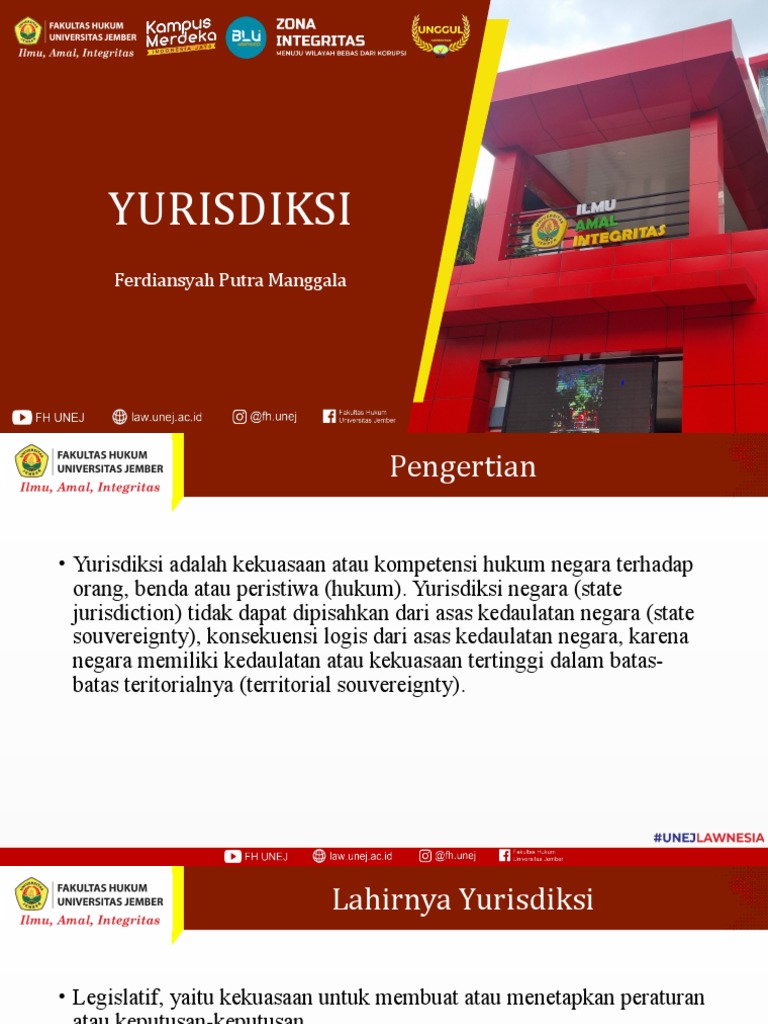 Pengertian dan Prinsip Yurisdiksi | PDF | Ilmu Sosial