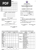 SF 9 Report Card Automated2 Sy 2022 2023 | PDF | Learning | Cognition