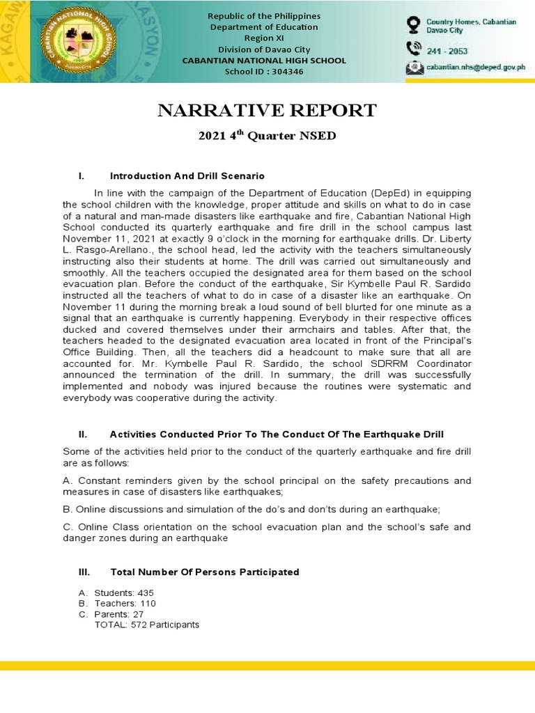 2021 4th Quarter NSED Report | PDF